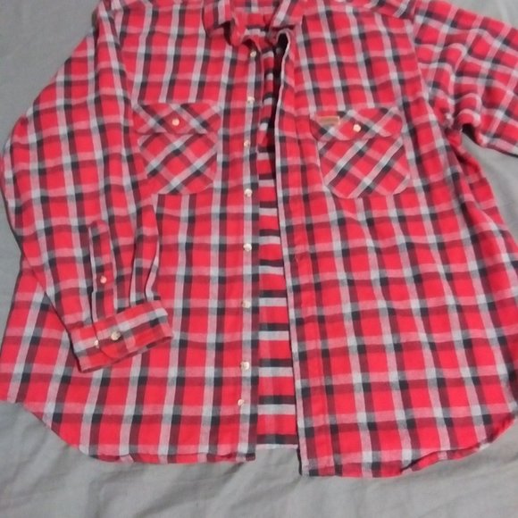 Carhartt | Shirts | Carhartt Mens Xl Red Gray And Black Checkered ...
